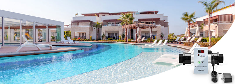 Pool Ionizer System, Westaho Pool Treatment System,Release Cu Ag, 2 Ye